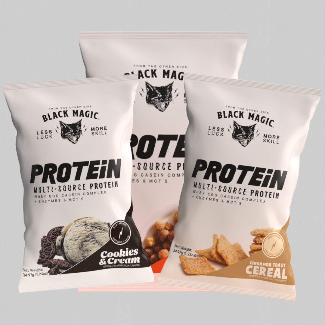Multi-Source Protein Sample Pack (3 Flavors) – Black Magic Supply