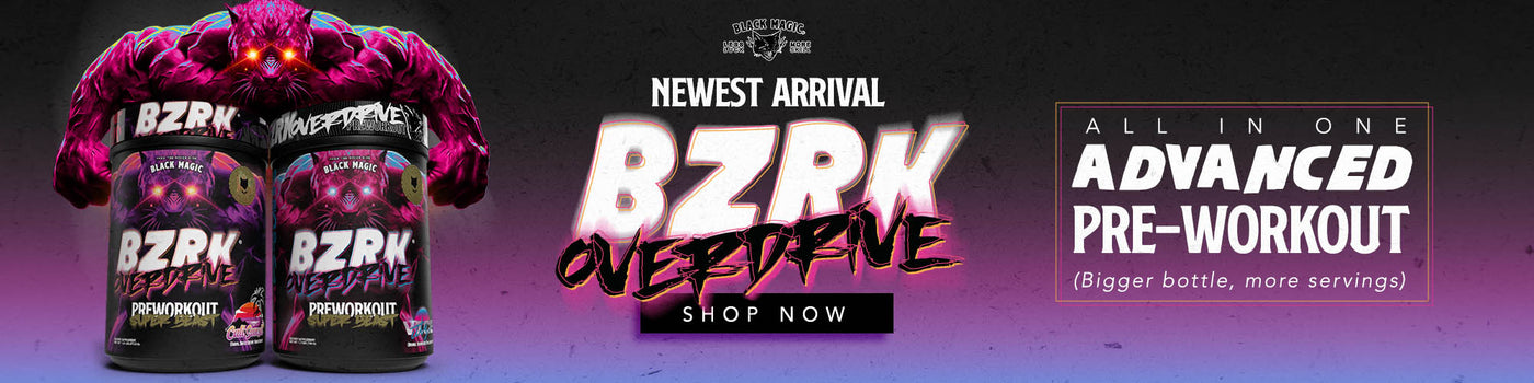 Black Magic Supply | BZRK Pre Workout | Super Natty | Skull Dust