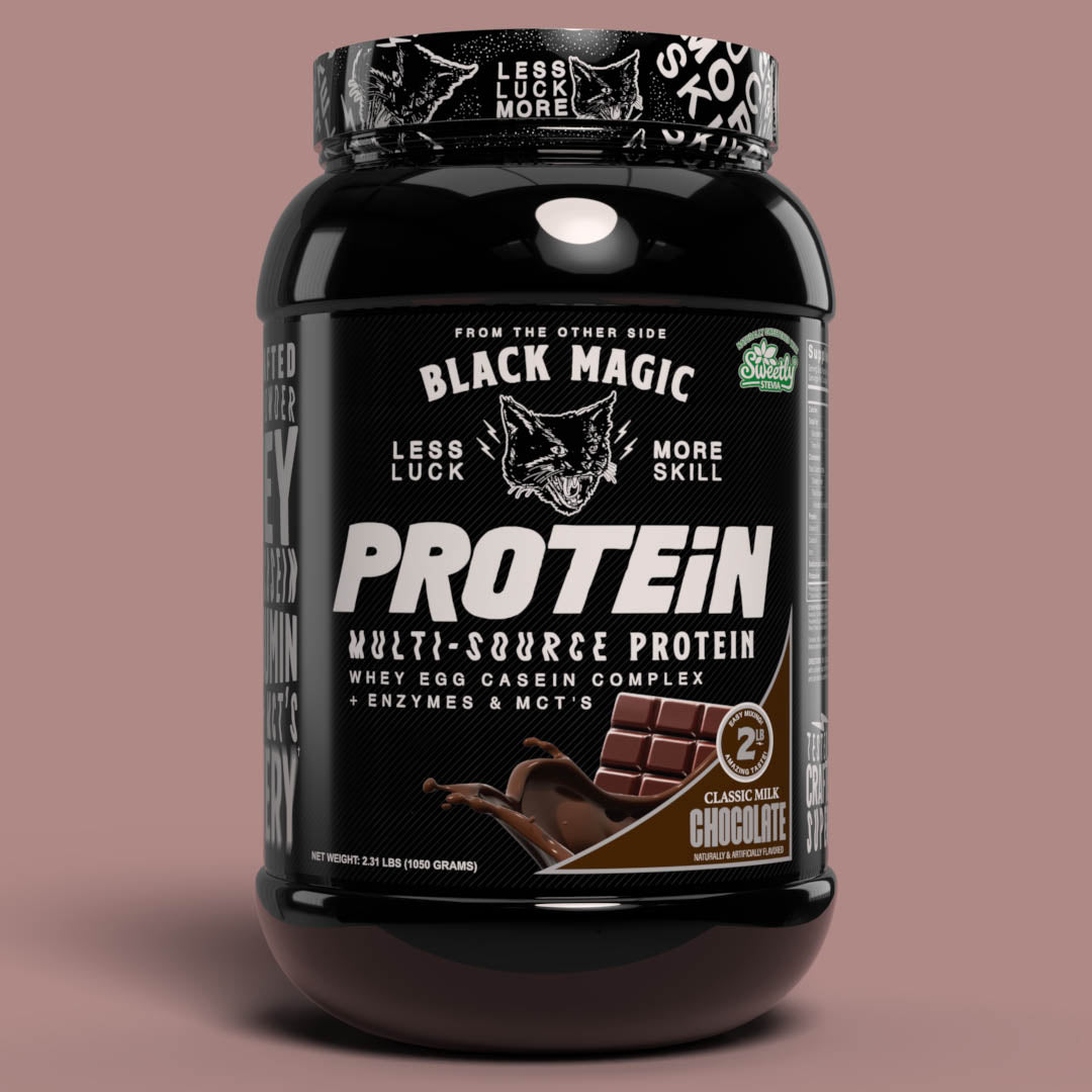 Multi Source Protein 2lb Muscle Growth Recovery Whey Isolate Egg Whites Casein MCTs Chocolate Peanut Butter Puffs