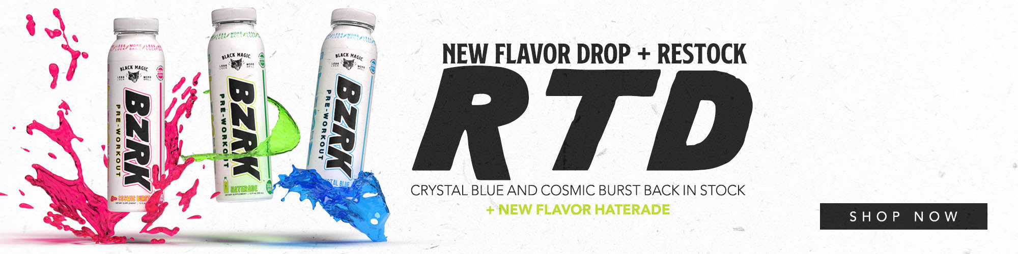 Black Magic Supply | BZRK Pre Workout | Super Natty | Skull Dust