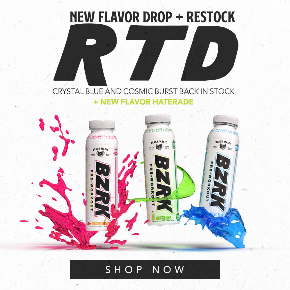 Black Magic Supply | BZRK Pre Workout | Super Natty | Skull Dust