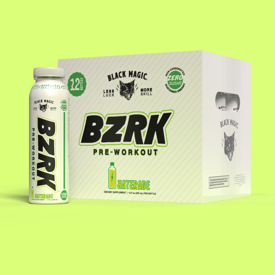 Black Magic Supply BZRK RTD Pre-Workout Drink - High Potency Energy