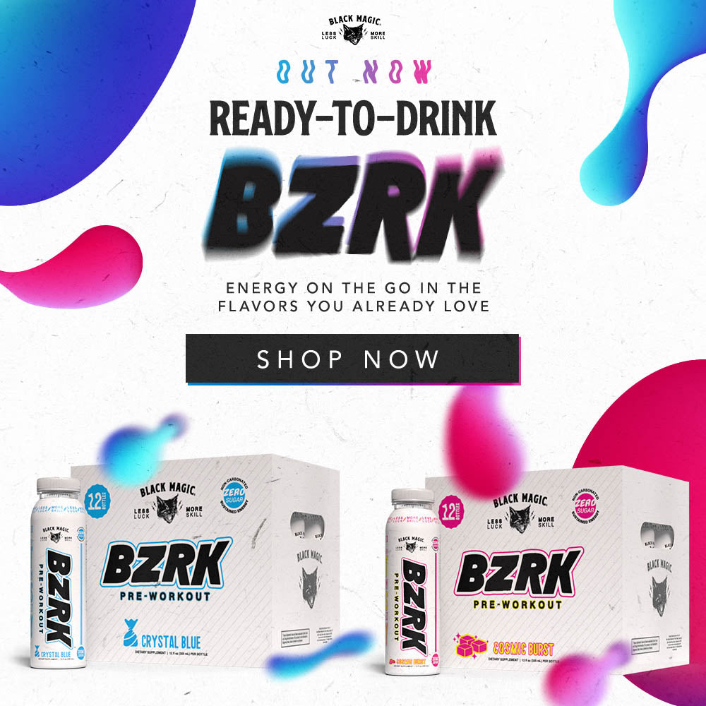 Black Magic Supply | BZRK Pre Workout | Super Natty | Skull Dust