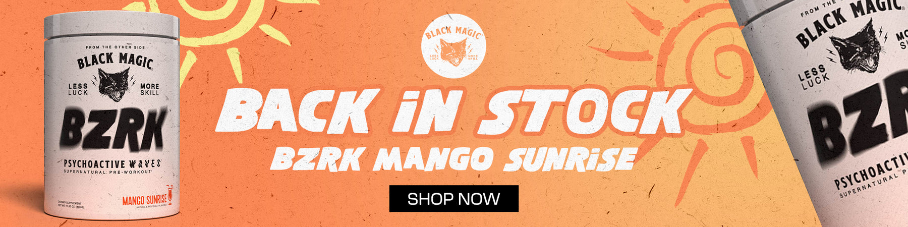 Black Magic Supply | BZRK Pre Workout | Super Natty | Skull Dust